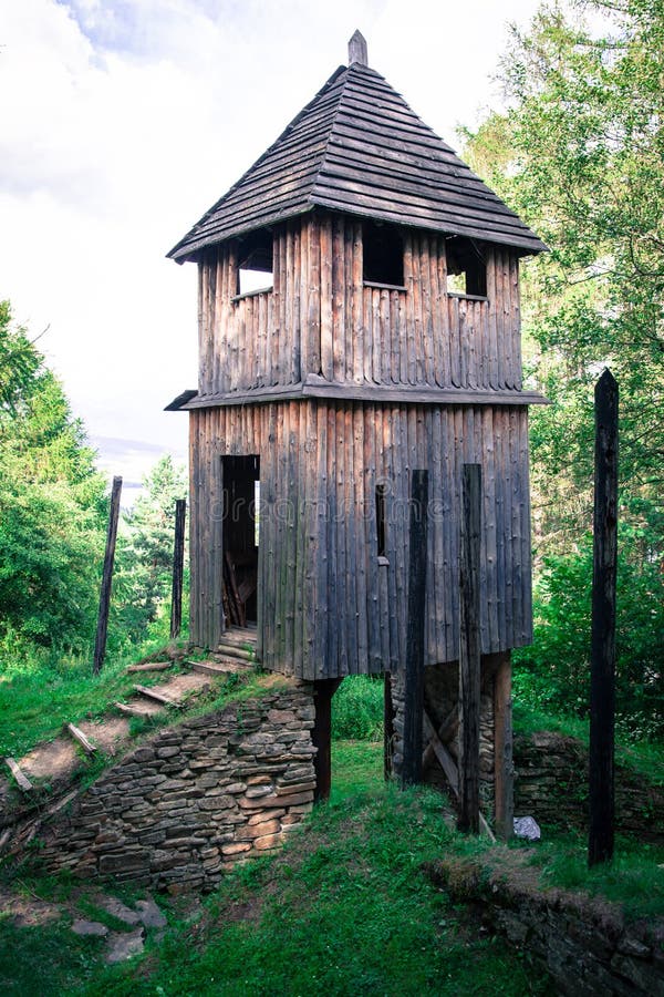 Celtic Gateway at Havranok - Slovakia Stock Image - Image of celtic ...