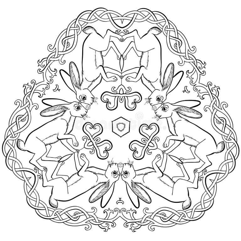 Celtic Hare Stock Illustrations – 64 Celtic Hare Stock Illustrations ...