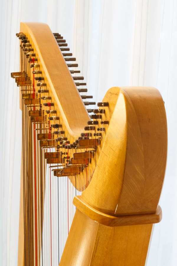 Harp close up stock image. Image of sound, harp, strings - 2171431
