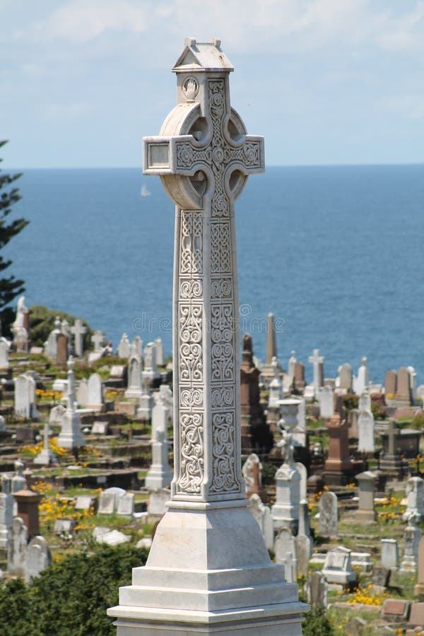Celtic High Cross stock image. Image of graves, worship - 27877233