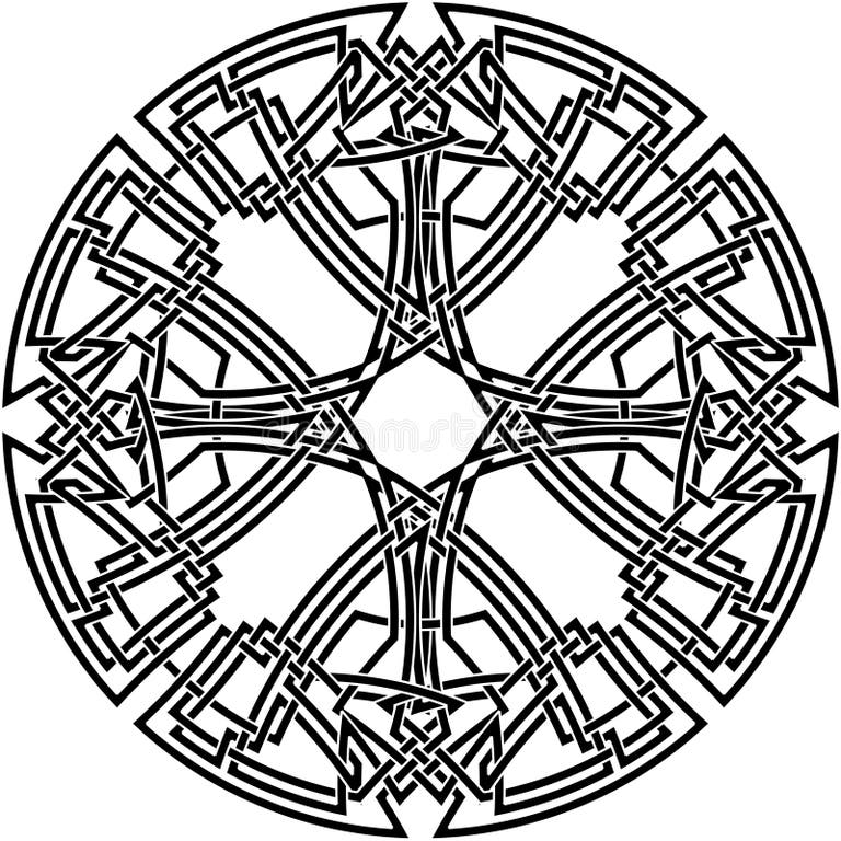 Round Celtic Knot Stock Illustrations – 1,799 Round Celtic Knot Stock ...