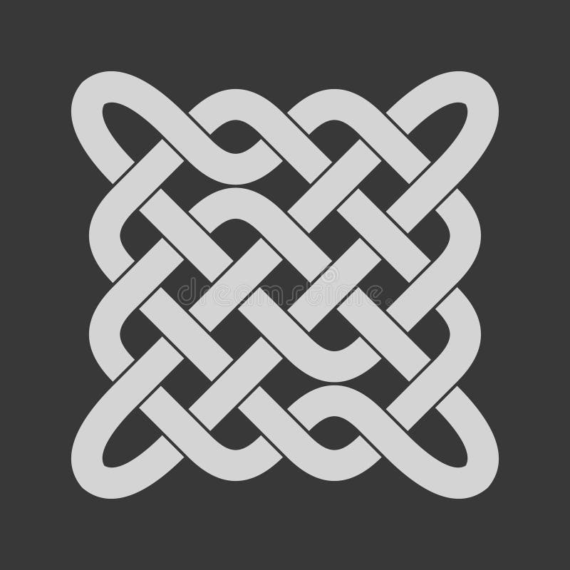 Celtic Knot. Abstract Ornament Stock Vector - Illustration of geometric ...