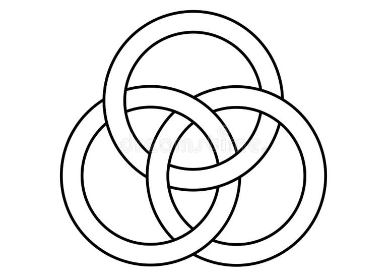 Borromean Ring Stock Illustrations – 38 Borromean Ring Stock ...