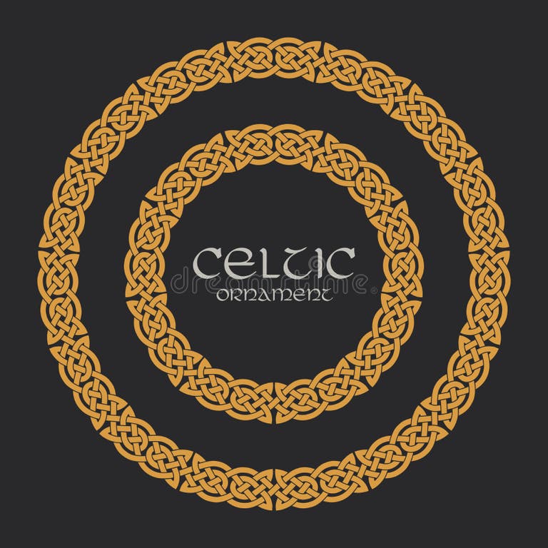 Celtic Border Circle Stock Illustrations – 3,380 Celtic Border Circle ...