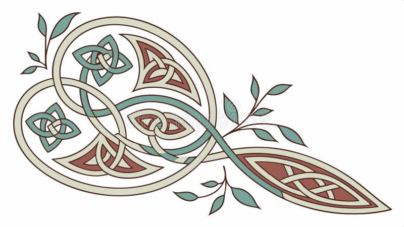 Celtic Knot Corner, Decorative Border for Irish and Heritage Themes ...