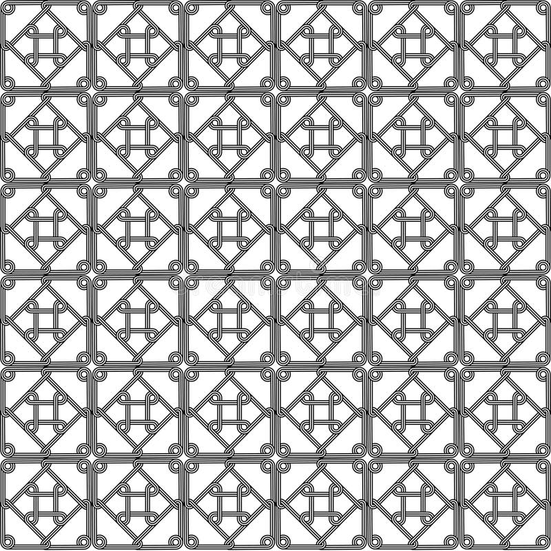 Georgian Style Pattern Seamless Background. Stock Vector - Illustration ...