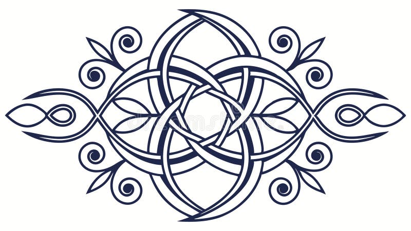Celtic Knot Interlacing Pattern, Timeless Decorative Art, Vector Design ...