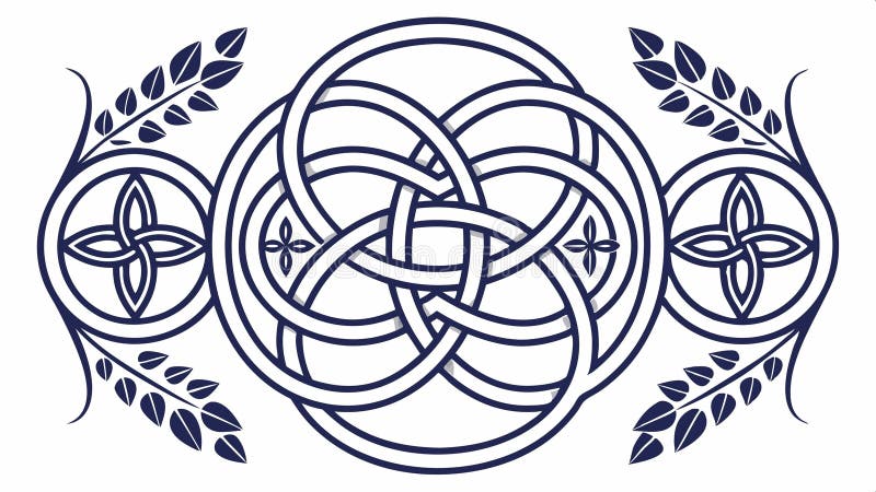 Celtic Knot Intricate Pattern, Decorative Art and Cultural Design Style ...