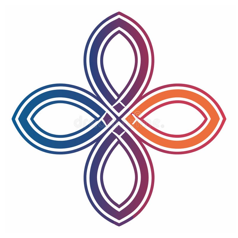 Celtic Knot Logo Featuring Intricate Interwoven Patterns Symbolizing ...