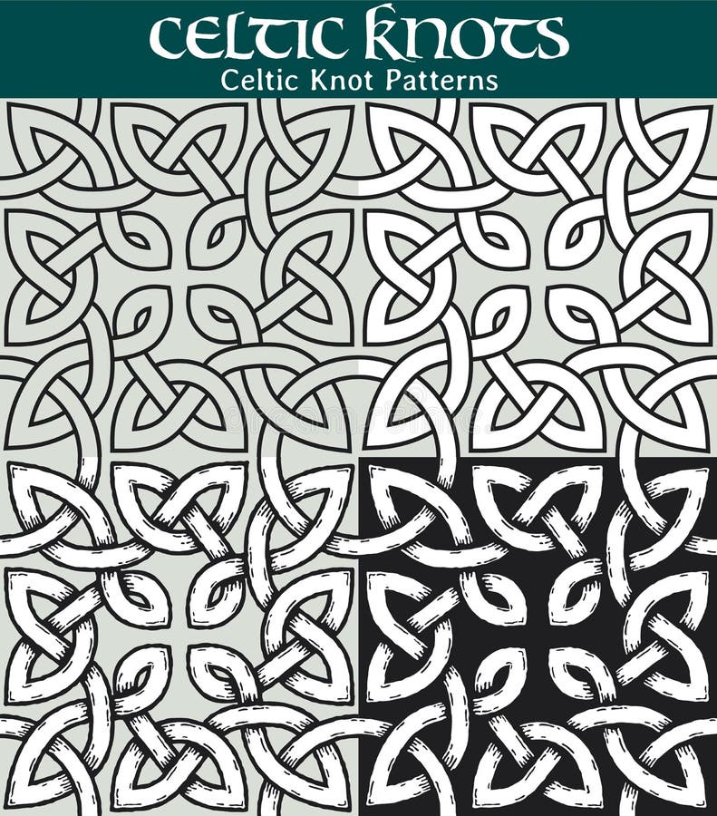 Celtic Knot Pattern stock vector. Illustration of spiritual - 204991662