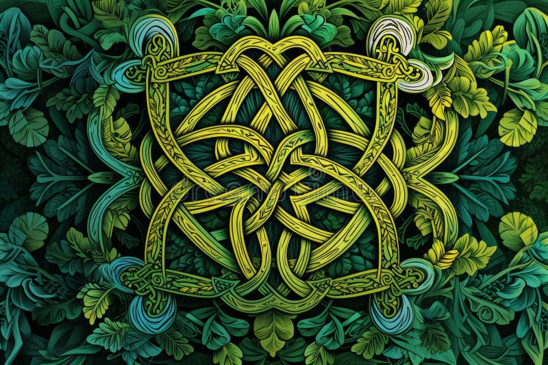 Celtic Knot Patterns. Celtic Knot Patterns Illustration Wallpaper Texture Stock Illustration ...