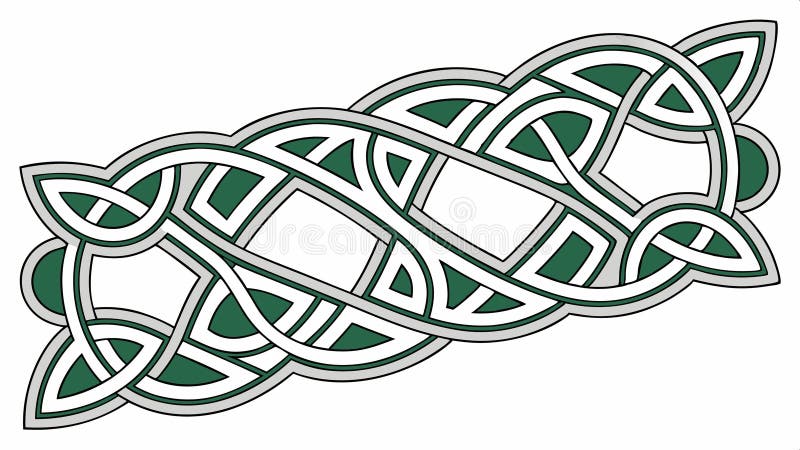 Celtic Knot Square, Interwoven Pattern Design Vector Design Generative ...