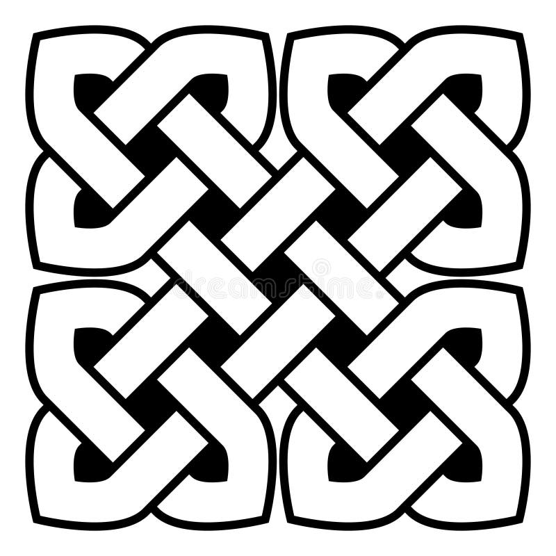 Celtic Knot Vector Illustration Stock Vector - Illustration of heritage ...