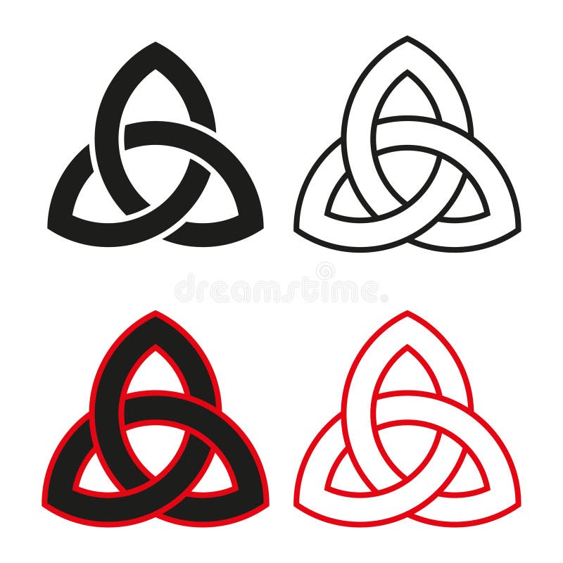 Celtic Knots Icon. Ancient Symbol Collection. Vector Mystical Patterns ...
