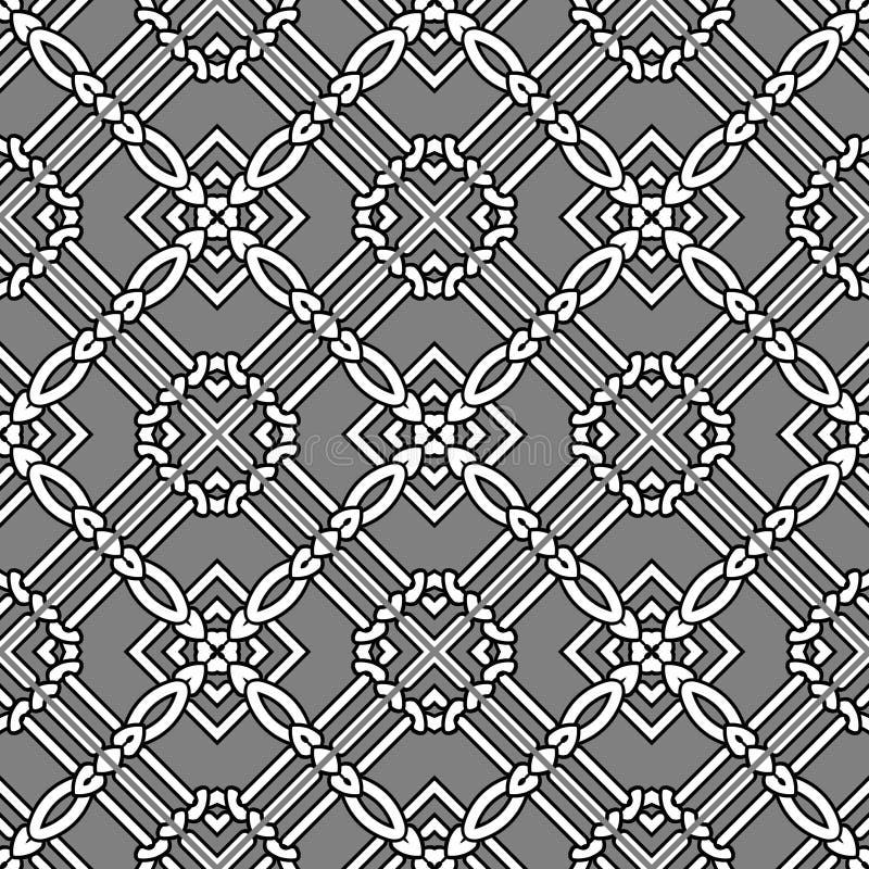 Celtic Knots Seamless Pattern. Elegant Geometric Vector Background ...