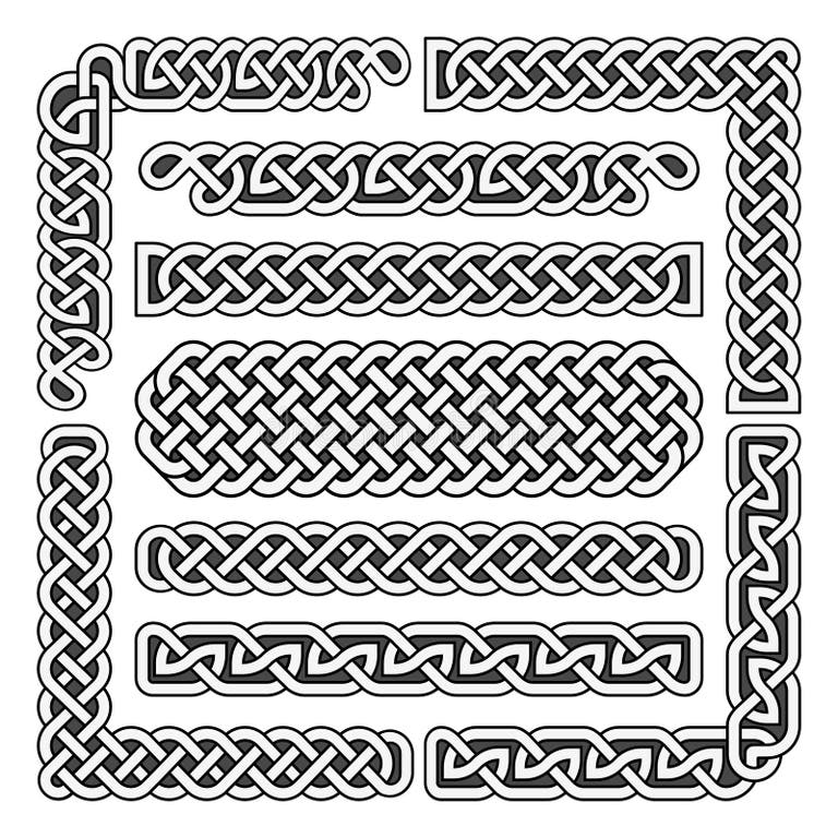 Celtic Knot Border Stock Illustrations – 4,396 Celtic Knot Border Stock ...