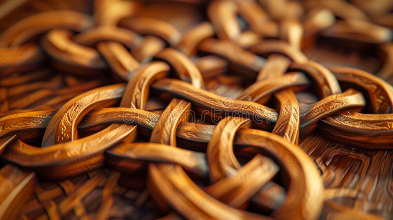 Celtic Knotwork Art, Complex Celtic Knots Intricately Interwoven ...