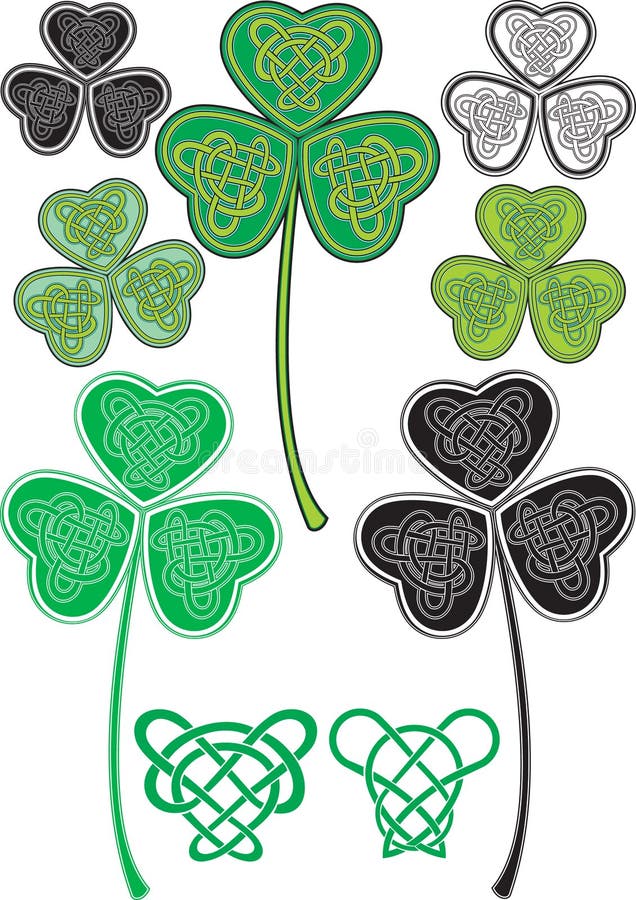 Celtic leaf stock vector. Illustration of graphic, decoration - 12871264