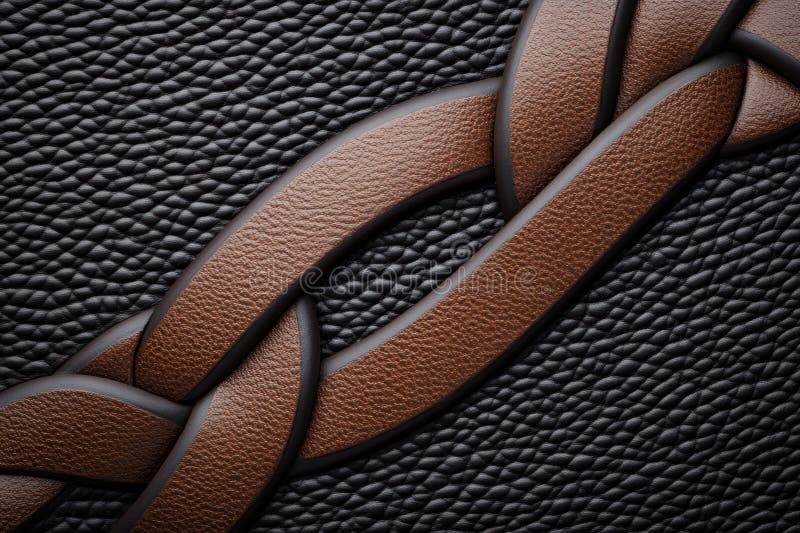 Celtic Leather Art, Intricate Celtic Patterns Showcased on Textured ...