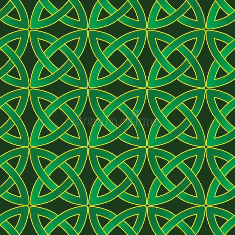 Celtic Knot Braided Frame Border Circle Ornament Stock Vector ...