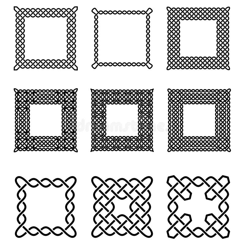 Celtic Pattern Vector Ancient Pagan Scandinavian Sacred Knotwork Symbol ...