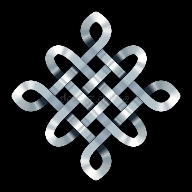 Celtic Pattern Vector Ancient Pagan Scandinavian Sacred Knotwork Symbol ...