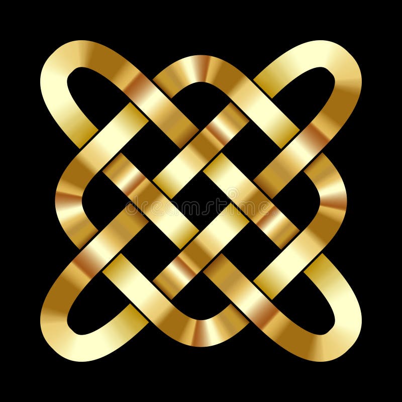 Celtic Pattern Vector Ancient Pagan Scandinavian Sacred Knotwork Symbol ...