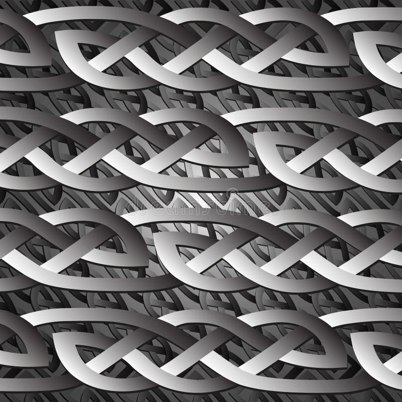 Celtic Seamless Pattern. Abstract Ornament, Geometric Texture, Vintage ...