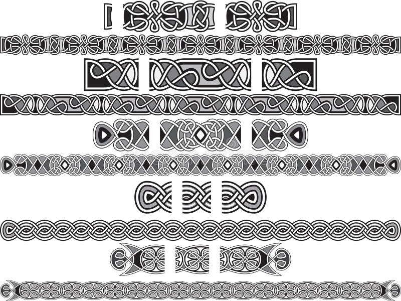 Celtic patterns stock vector. Illustration of pattern - 29044792