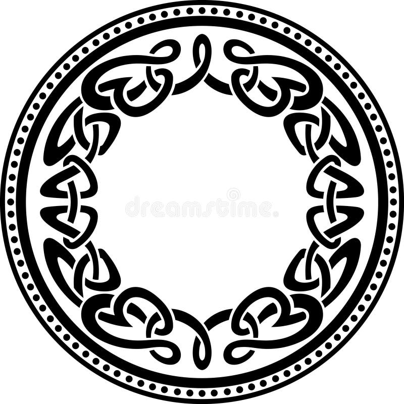 Celtic circle set stock vector. Illustration of graphic - 22244829