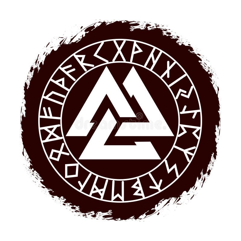 Celtic Runes Symbol Vector Illustration Stock Vector - Illustration of ...