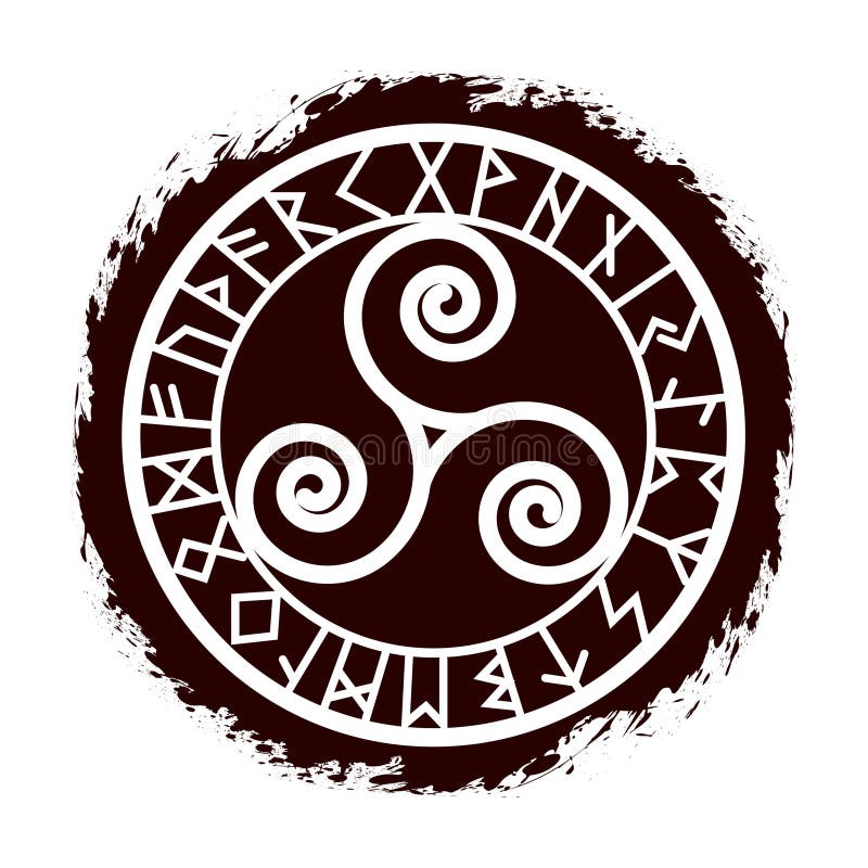 Celtic Runes Symbol Vector Illustration Stock Illustration ...
