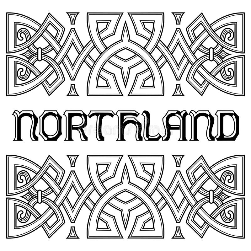 Norse Border Corners Vector Stock Photos - Free & Royalty-Free Stock ...