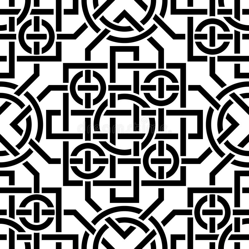 Celtic seamless pattern stock vector. Illustration of knot - 31169163