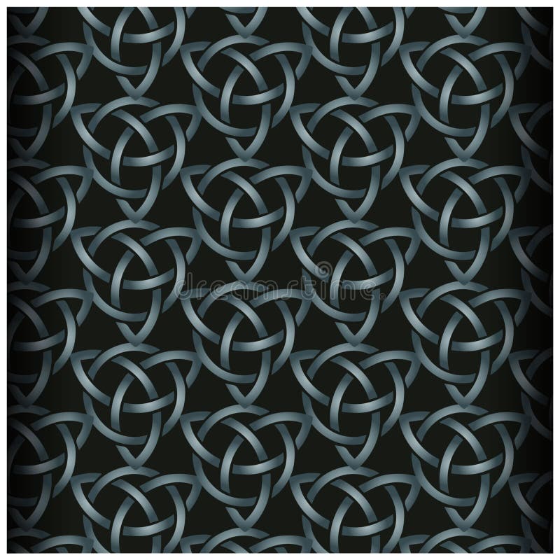 Celtic Seamless Trendy Pattern Stock Vector - Illustration of element ...