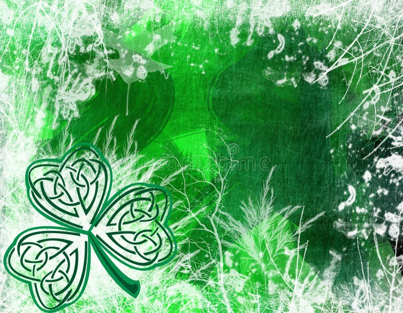 Celtic Shamrock Background Wallpaper