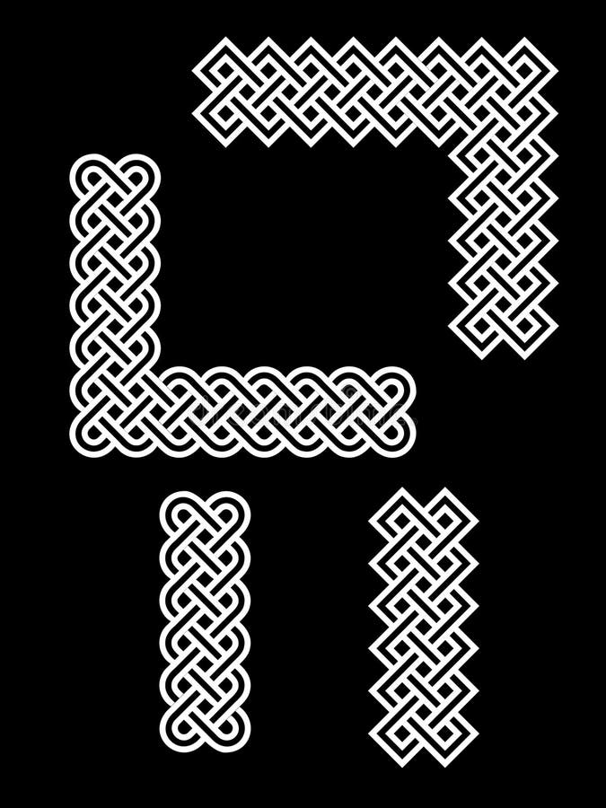 Celtic Knot Heart Border Stock Illustrations – 228 Celtic Knot Heart ...