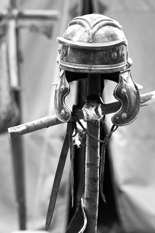 Celtic Shield at the End of the Battle Stock Image - Image of macho ...