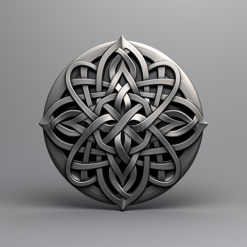 Minimalist 3d Celtic Knot Badge in Heatherwick, Penrose, and Bontecou ...