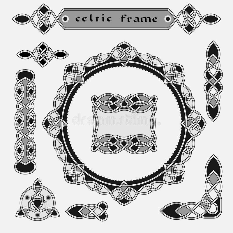 Celtic symbols stock vector. Illustration of symbol - 240067333