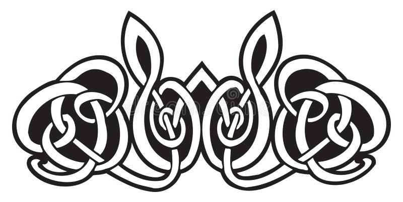 Abstarac Triskal Irish Celtic Bat Tattoo Stock Vector - Illustration of ...