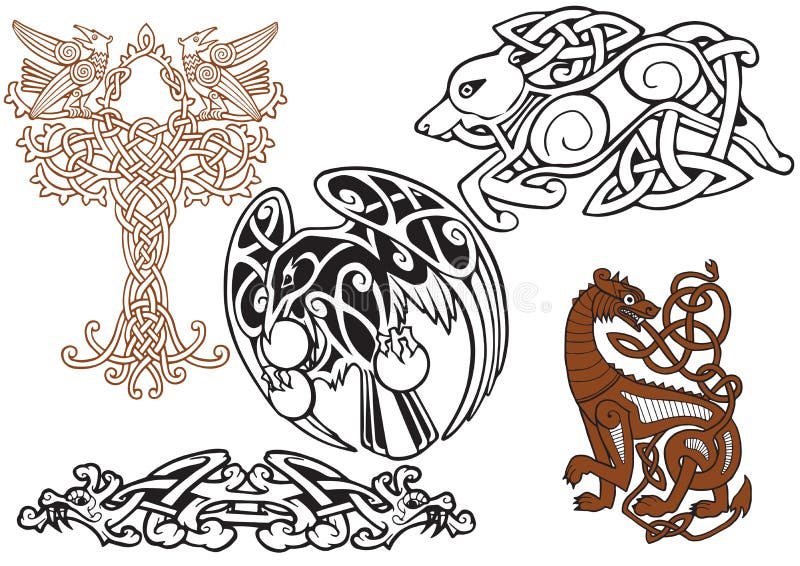 Viking Knotwork Raven