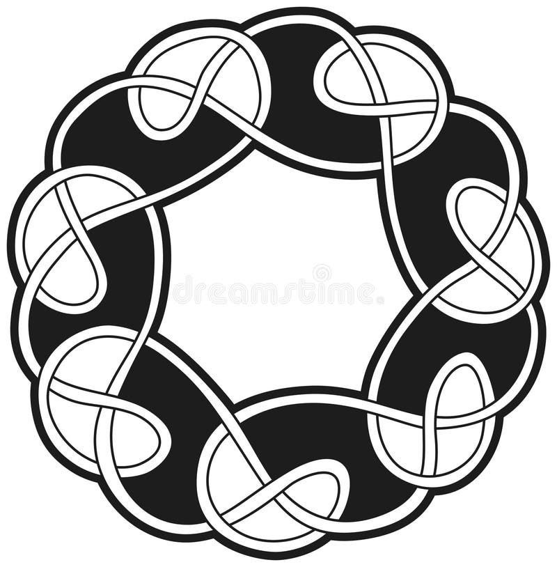 Celtic Traditional Elements Stock Vector - Illustration of frame, star ...