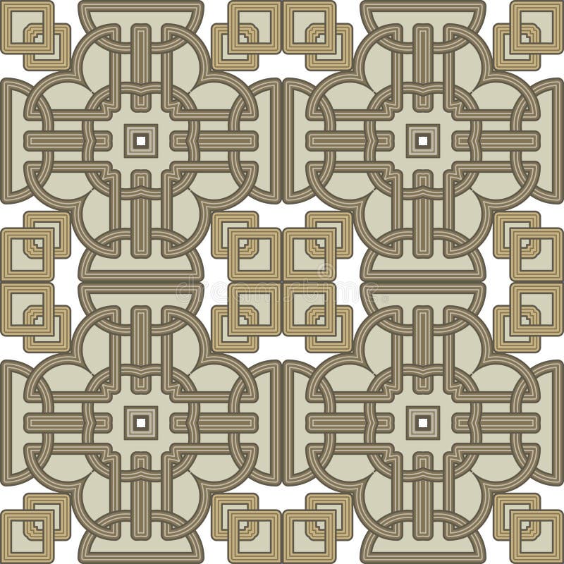 Celtic Tribal Ethnic Seamless Pattern. Ornamental Intricate Background ...