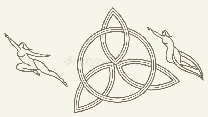 Graceful Celtic Birds Stock Illustrations – 2 Graceful Celtic Birds ...