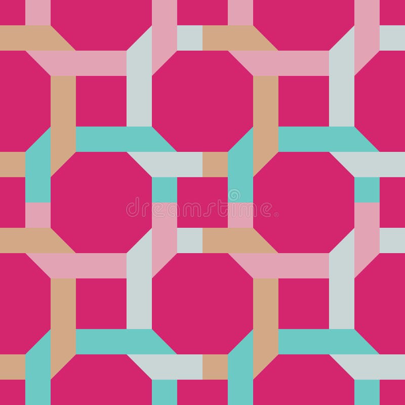 Celtic Twist Quilt Seamless Pattern Stock Vector - Illustration of ...