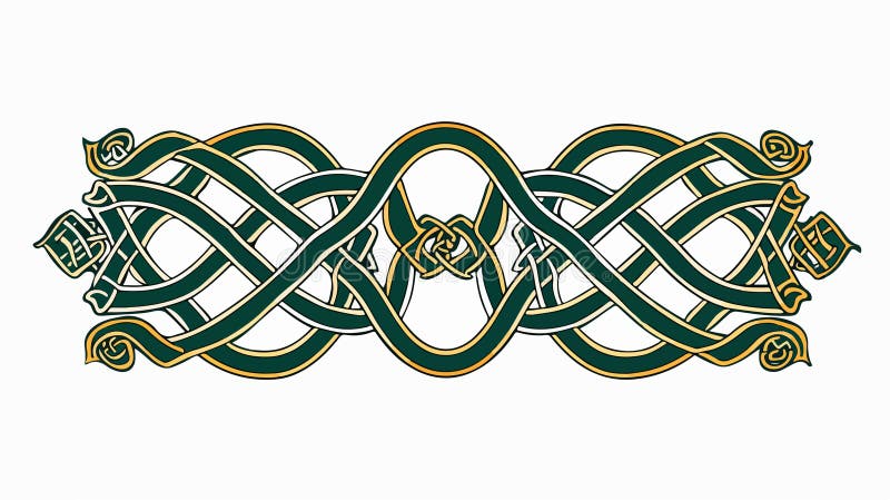 Elegant Celtic Vector Frame Decorative Border Pattern for Design ...