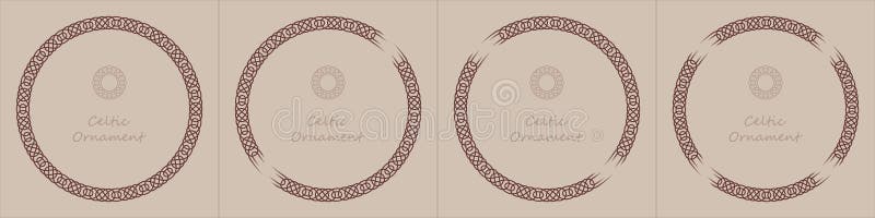The Original Celtic Knots Borders Stock Vector - Illustration of paper ...