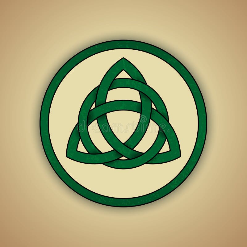 Celtycki Kępka Symbol Miłość Ilustracja Wektor - Ilustracja złożonej z ...