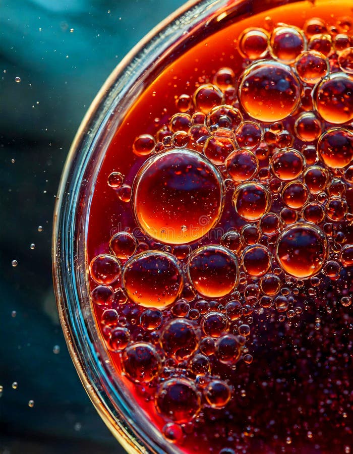 Celular red bubbles stock photo. Image of impact, visuals - 303960944